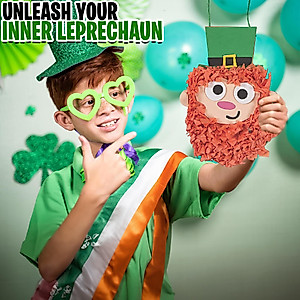 Leprechaun Crinkle Tissue Sign Craft Kit - Makes 12 - St. Patrick's Day Crafts for Kids and Fun Home Activities