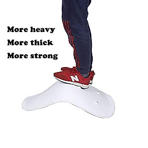 GIA Contemporary Armless Dining Chair with Wood Legs, Set of 4, White