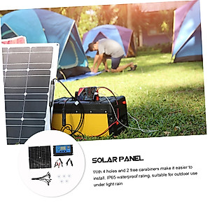 2 Sets Solar Panel Controller Set USB Batteries USB a Charger auto Battery crystalline Solar Panel Mono Solar Panel Solar Cell Panel with Controller eva Solar Charger car v5