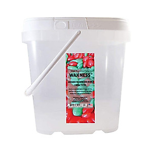 Waxness Clear Plastic Empty Container for Refill Wax Beads 1 Gallon