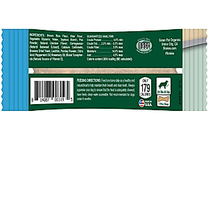 Bonies Natural Breath and Dental Formula Large-Sized Single Bone - All-Natural Ingredients, Fresh Breath, Cleans Teeth, Low Calories, Chicken Flavor, 1 Bone