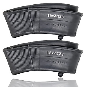 (2-Pack) 16'' x 1.75/1.95/2.125 Stroller Inner Tube Replacement for All Baby Trend Expedition Jogger Strollers - The Perfect Baby Trend Stroller Tire Tube,Heavy Duty Rear Wheel Replacement Tubes