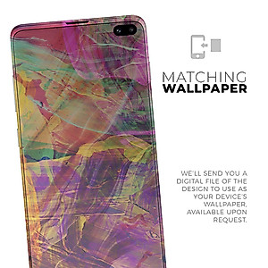 DesignSkinz Liquid Abstract Paint Remix V71 | Protective Vinyl Decal Wrap Skin Cover Compatible with The Samsung Galaxy Note 10 LITE (Full-Body, Screen Trim & Back Glass Skin)