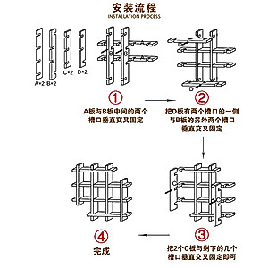 Wall Mounted Wine Rack, Modern Diamond-Shaped Set of 5 Wine Rack Wall Mounted Wooden Wine Holder Shelf Shelves and Glass Holder Rack Insert Display Rack Multifunctional Storage Shelf (White/Black)