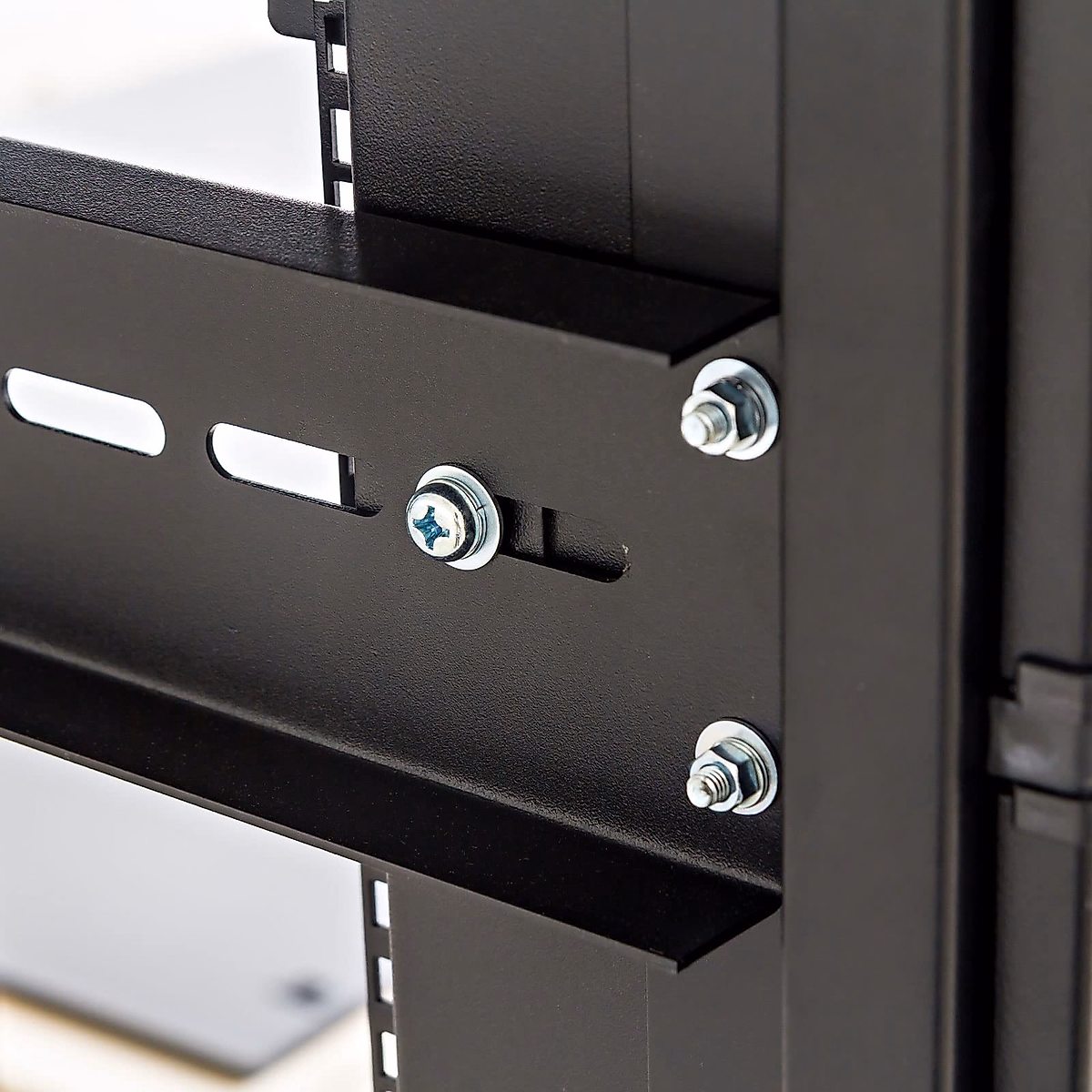 PATIKIL Rack Mount Cage Nuts M5x15mm Mounting Screws Iron Nickel Plated for Server Rack Cabinets with Washers, Silver Tone 10 Sets