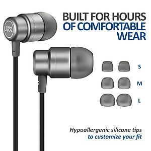 UliX Rider USB C Headphones, 5 Years Warranty, Magnetic USB-C Earbuds for iPhone 16 15 Pro Max Plus Samsung Galaxy S24 S23 Ultra S22 S21 FE S20 Z Flip 3 Fold 4 A53 A54, USB Type C Earphones - Grey