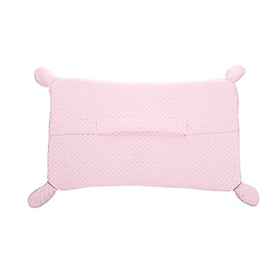 Breathable Children Pillow with Soothering Bunny Ears Memory Foam Kids Sleeping Pillows (Pink Modal)