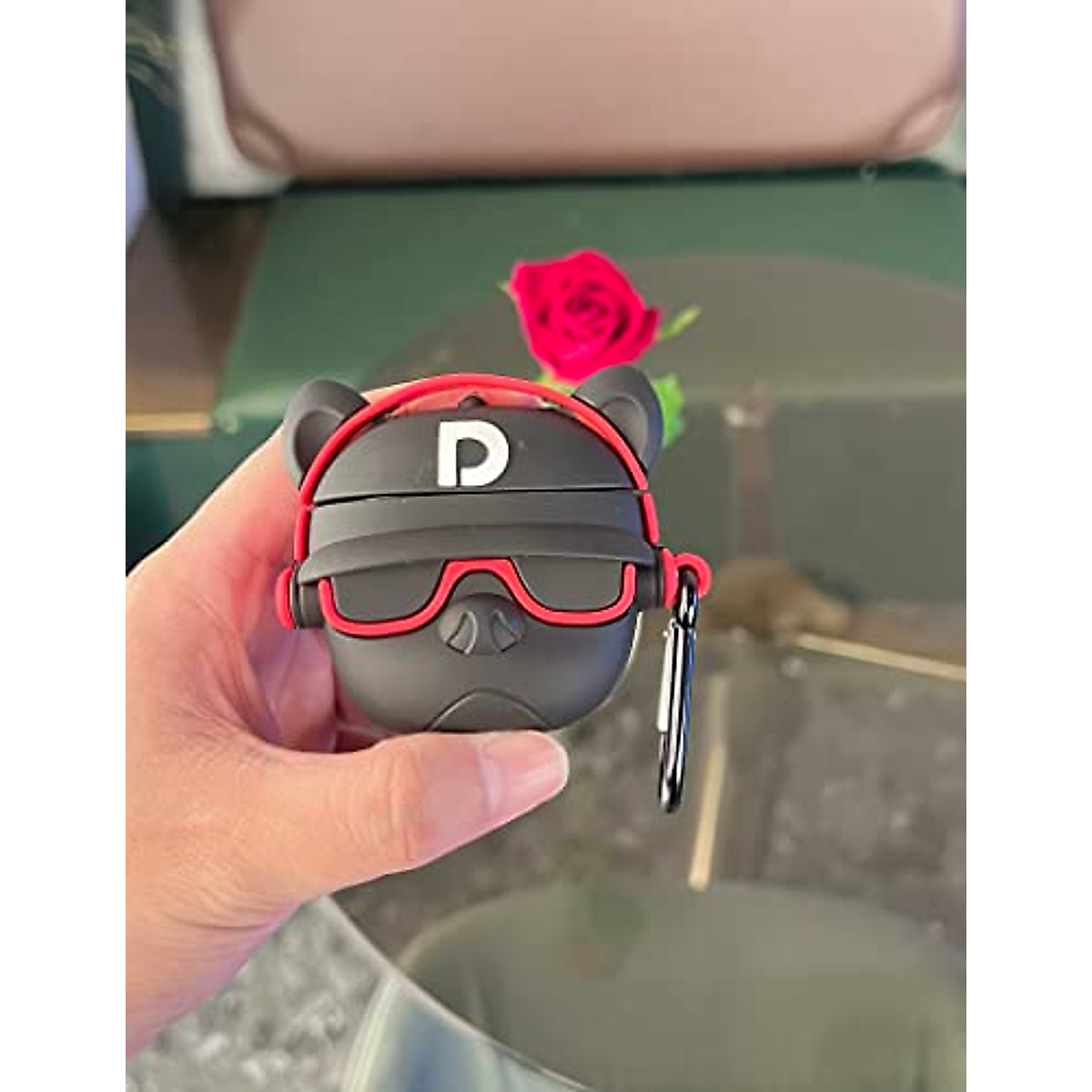 Cartoon Case for Apple Airpods 2nd Generation Anime, Fun Cute Kawaii Protective Case Anti-Fall Headphone Case for Airpods Case Cover (AirPods 2/1, Music Dog)