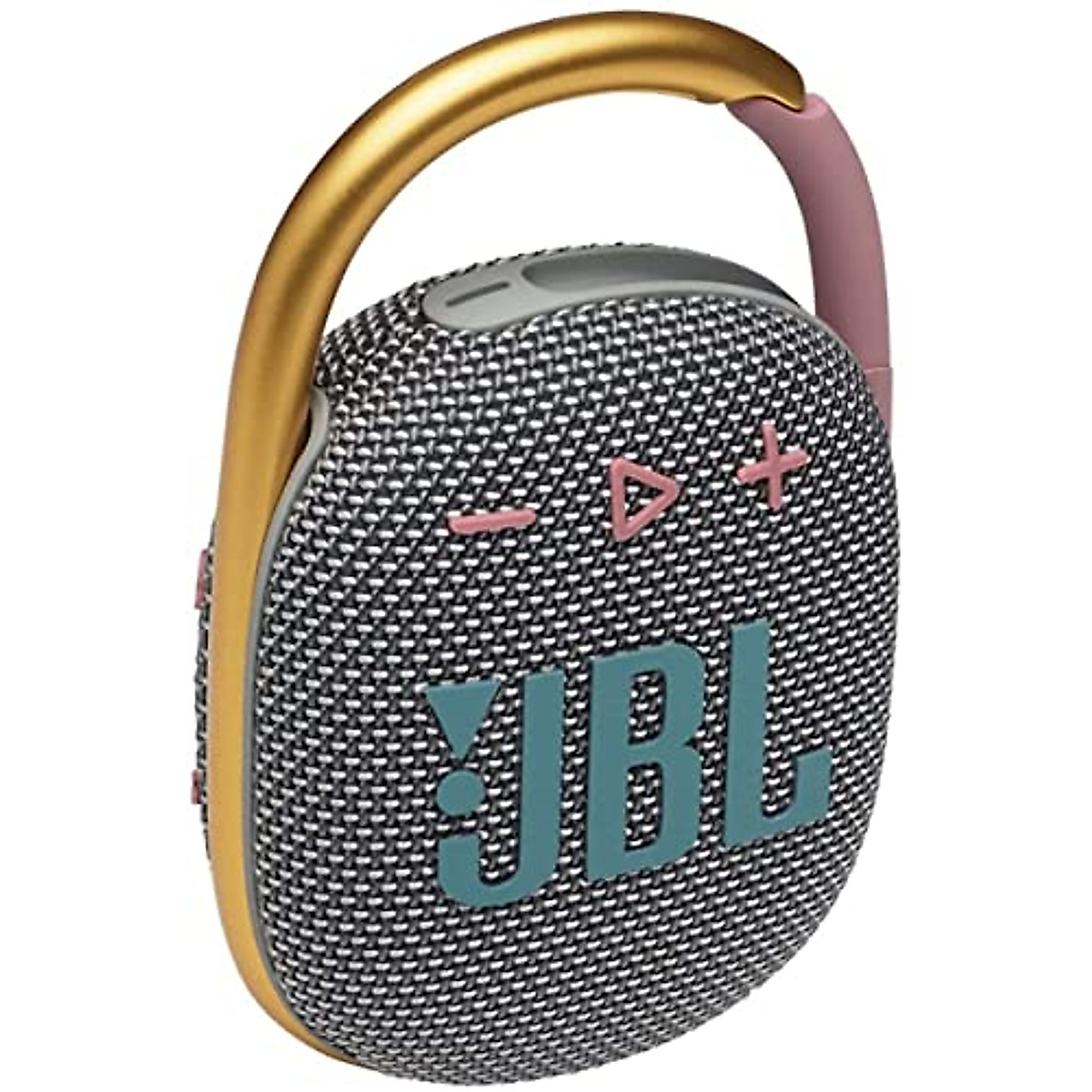 JBL Clip 4 Portable Waterproof Wireless Bluetooth Speaker Bundle with Premium Carry Case (Grey)