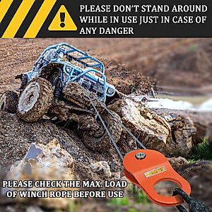 TICONN 10 Ton Winch Snatch Block Towing Pulley Blocks 22,000 LBS Capacity, Heavy Duty Offroad Recovery Accessory for Truck, Tractor, ATV & UTV