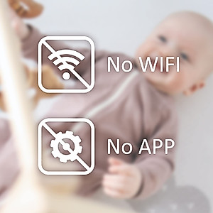 Axvue Video Baby Monitor, Comfortable Slim Design Handheld Enclosure, 4.3" Screen Monitor & 2 Camera, Range up to 1000ft, 12 Hour Battery Life, 2-Way Talk, Night Vision, Temperature Monitor, No WiFi.