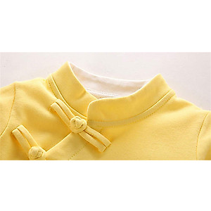 Mud Kingdom Cute Baby Boys Jumpsuit Traditional Style Chinese New Year Red 6 Months