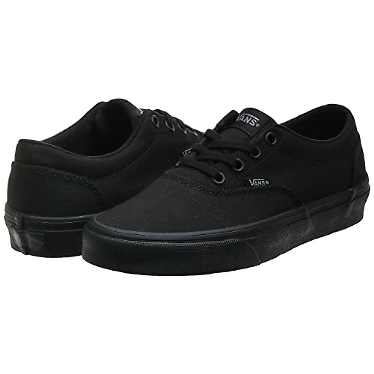 Vans Men's Atwood Trainers, Black (Black/Black Canvas), 10