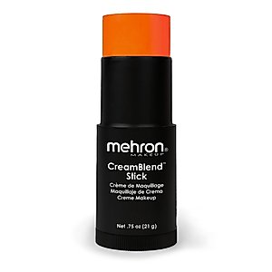 Mehron Makeup CreamBlend Stick - Body Paint (.75 oz) (ORANGE)