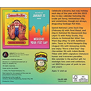 Garbage Pail Kids Bizarre Holidays 2023 Day-to-Day Calendar