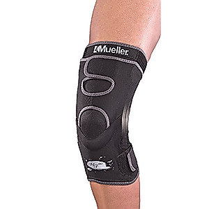 MUELLER Hg80 Knee Brace, Large, Black