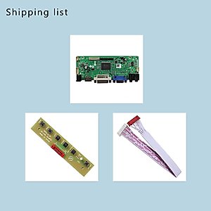 VSDISPLAY HD-MI DVI VGA Audio LCD Controller Board M.NT68676 Compatible with 32" 32 inch 1920x1080 HV320FHB N00 N02 N10 N80 N4K F40 LVDS Interface LCD Screen