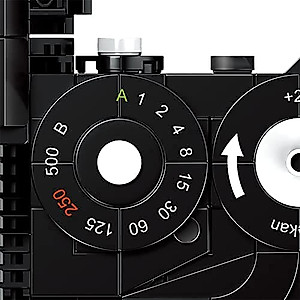 NC Uvini Building Blocks Camera, DIY STEM Toys, Building Construction Brick Set Best Gift for Adult, Teens, Collectible Model Digital Camera to Build 627pcs