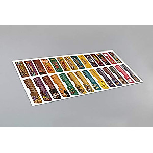 Label Sticker Nameplate Sticker fit for Game boy Advance GBA Console 1Set(14Groups)