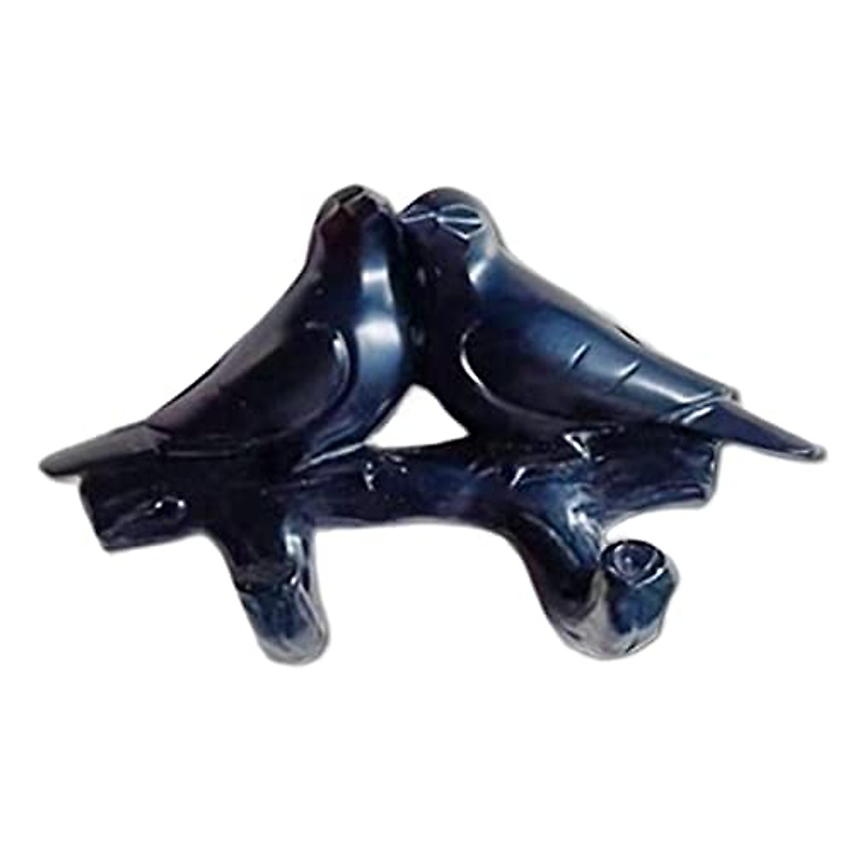 Luxury Coat Key Hanger,Resin Bird Wall Decorations,Coat Clothes Towel Hook for Robe Home Entryway Towels Purse, Black