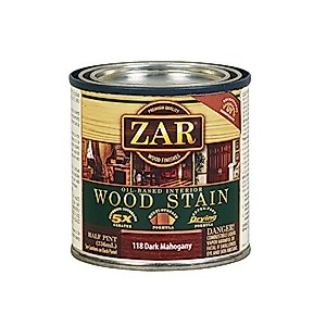 ZAR 11806 1/2PT DK Stain, Dark Mahogany