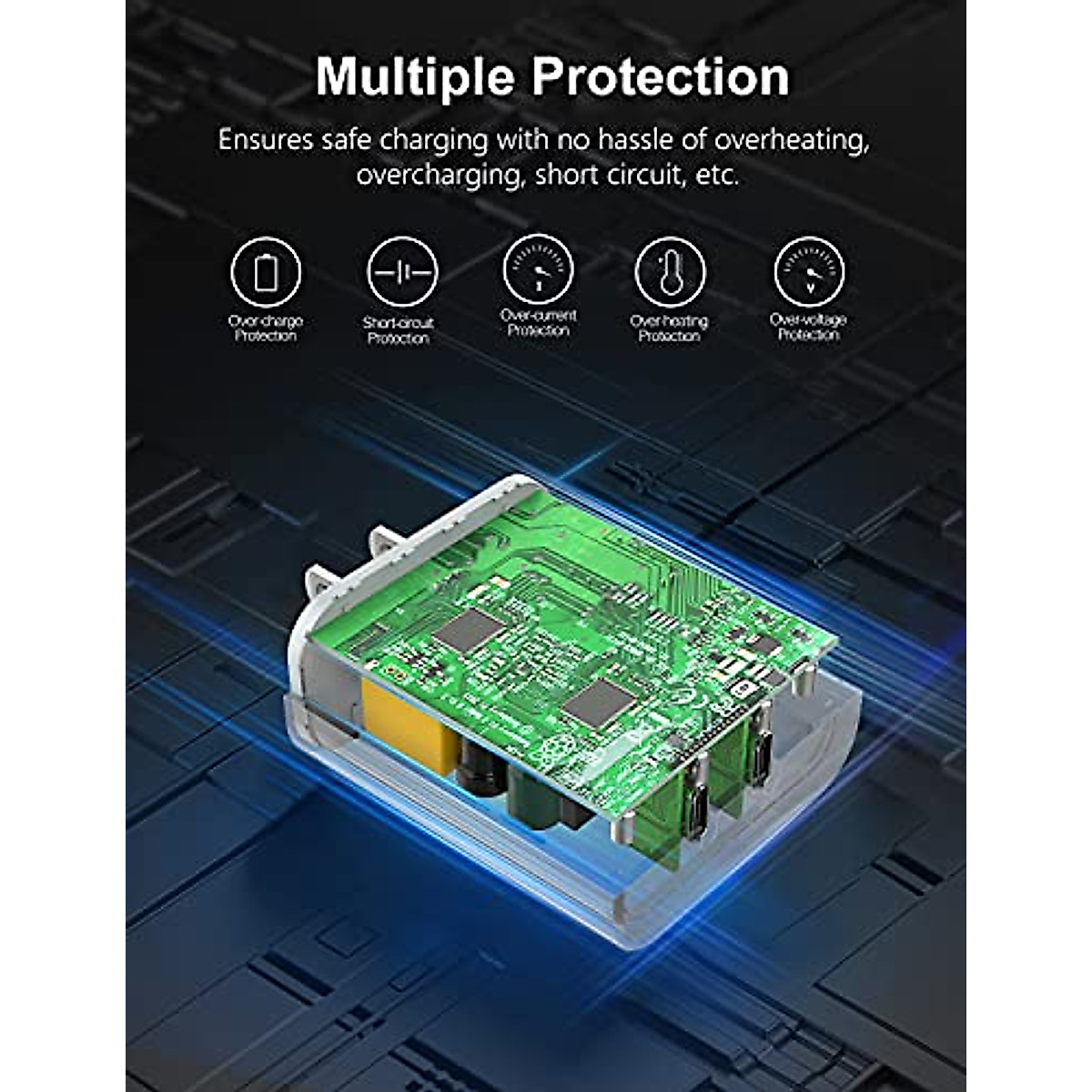 USB C Charger, Amoner 40W for iPhone 13 Fast Charger, Dual Ports USB-C Wall Charger with PD 3.0 Power Delivery Adapter for iPhone 14/13/12/12 Pro/12 Pro Max/12 Mini/11,Galaxy,Pixel 4/3