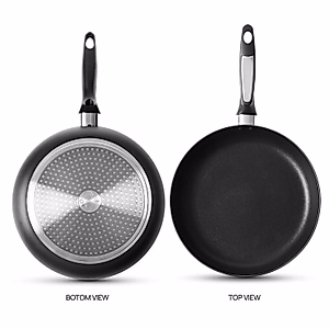 House of Living Art Wok Pan with Lid and Induction Bottom, 11.8 Inch