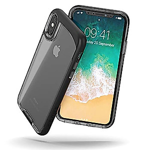 Snugg iPhone Xs (2018) / iPhone X (2017) Case, [Vision Series ] Apple iPhone Xs/iPhone X Case Clear [ Grey ] Ultra Thin Lightweight Protective Bumper Cover for iPhone Xs/iPhone X