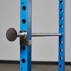 REP PR-1100 Power Rack - 700 lbs Rated Lifting Cage for Weight Training (Blue Power Rack, No Bench)