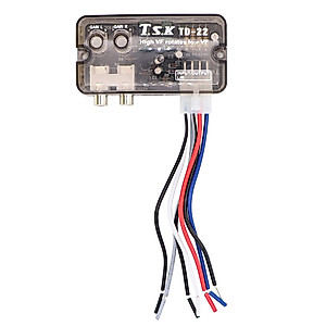 Car Stereo Audio Speak Delay Signal Hi-Low Converter for Auto Amp Subwoofer Amplifier CD Player High to Low Adapter Line Output Converter