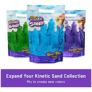 Kinetic Sand, Ultimate Sandisfying Set with 2lbs Play Sand (Pink, Yellow & Teal), 10 Tools & Molds, Sensory Toys for Kids Ages 7 and up