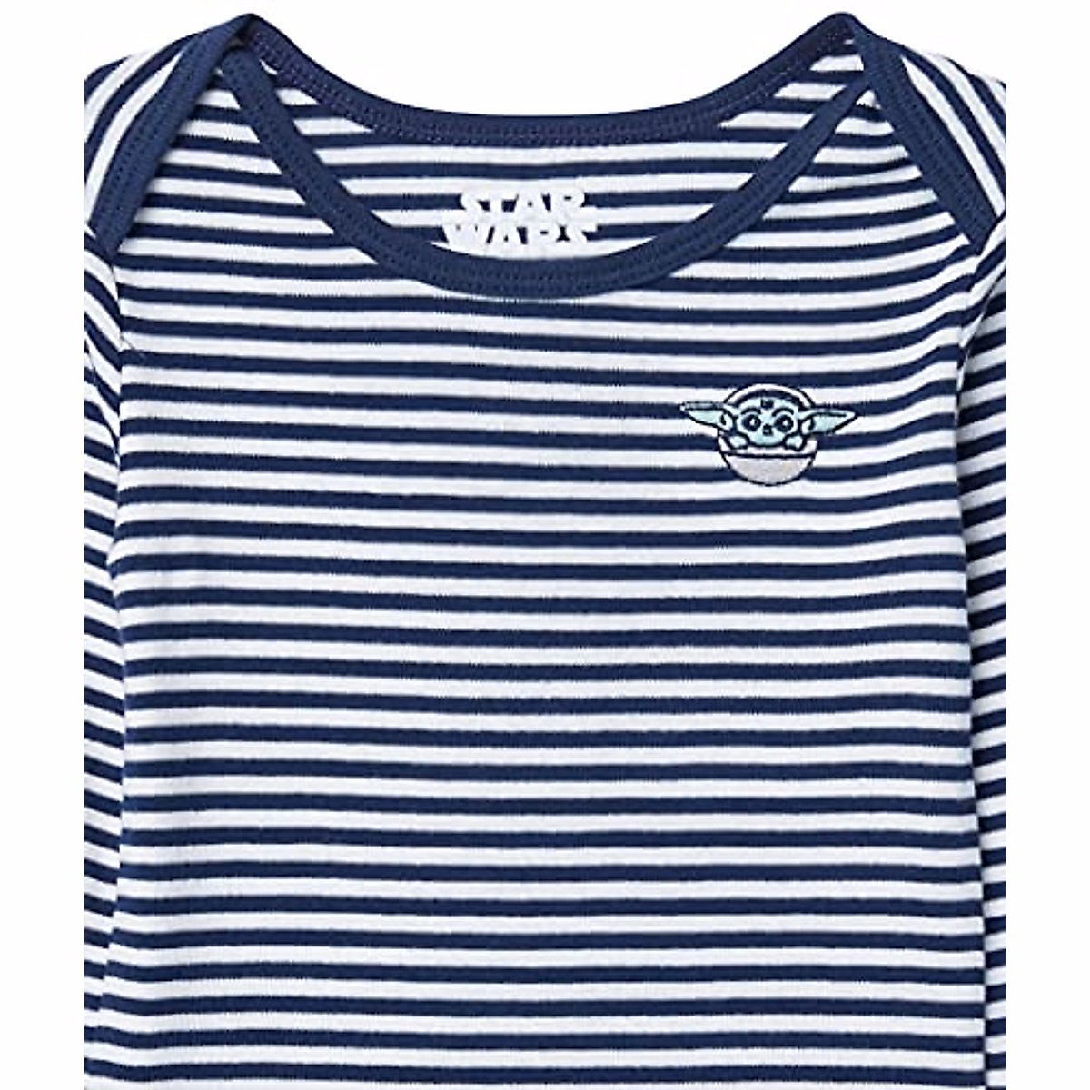 Amazon Essentials Disney | Marvel | Star Wars Unisex Babies' Long-Sleeve Bodysuits, Pack of 5, Star Wars Child, 3-6 Months