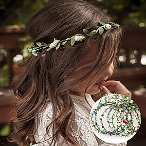 Elane 3 Rolls 10 Yards Decorative Ribbon,Gold Ribbon for Gift Wrapping Ribbon Green Ribbon for Gift Wrapping,Green Leaf Ribbon