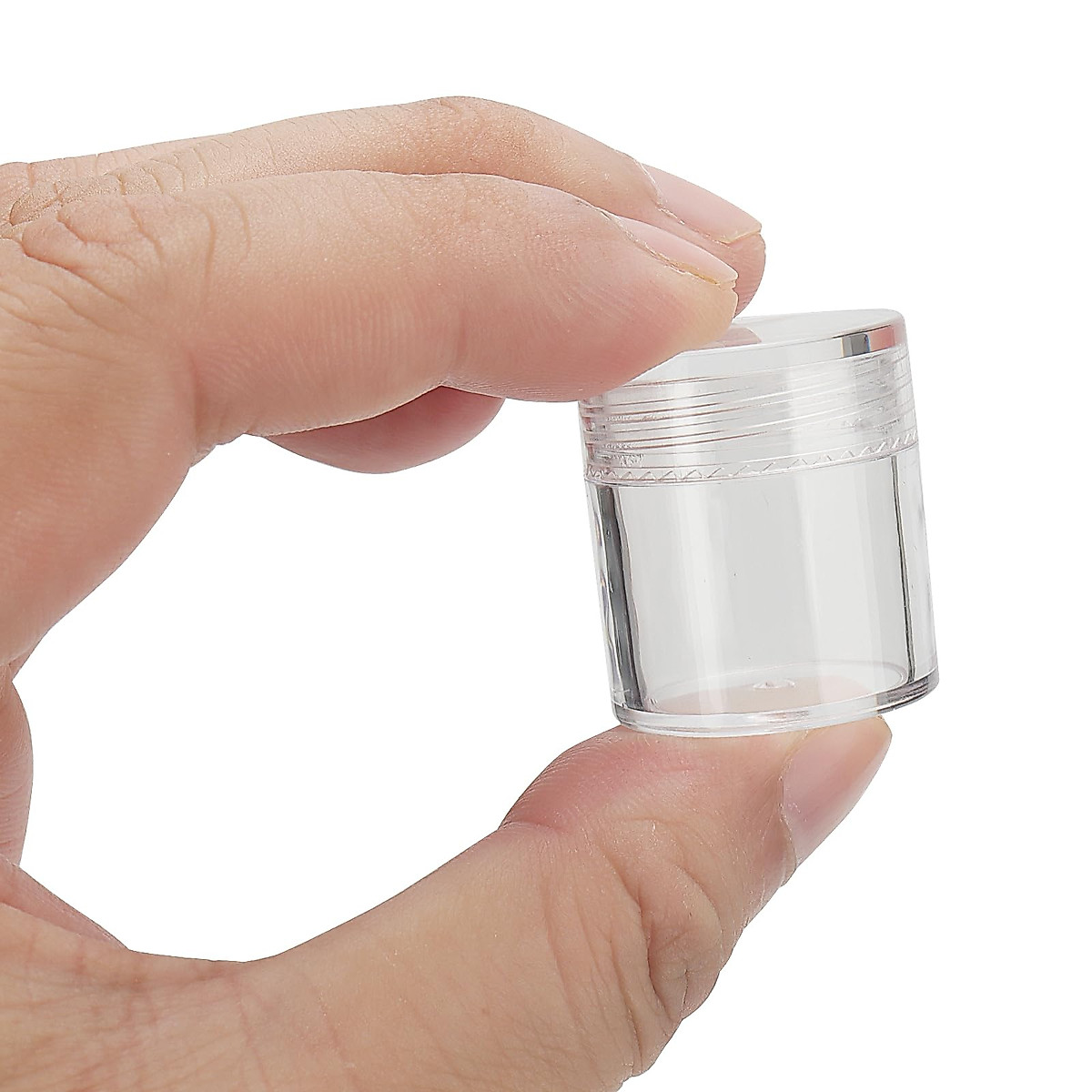 SENJEOK 6 Pack 30 Grids Diamond Painting Storage Boxes, Bead Storage Containers with Lids, Jewelry Bead Organizer Box for Nail Diamonds, 16 x 13.5 x 3.5cm