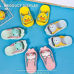 Kid Baby Boy Girls Cute Cartoon Slides Sandals Summer Unisex Child Non Slip Quick Drying Slippers Open Toe Light Comfy House Shoes Infant Sandals Girls Beach Slippers For Kids Boys' Sandals