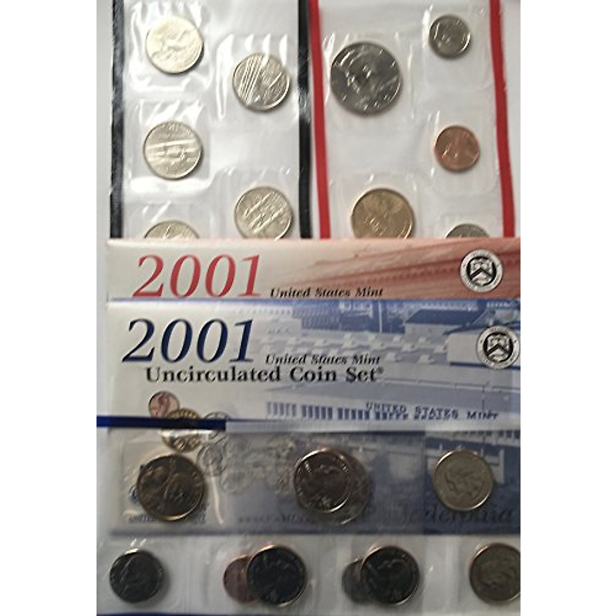 2001 P D US Mint Set 20 Piece Comes in the Original Packing from the Mint Uncirculated