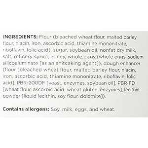 Augason Farms Honey White Bread Scone & Roll Mix Emergency Food Storage #10 Can