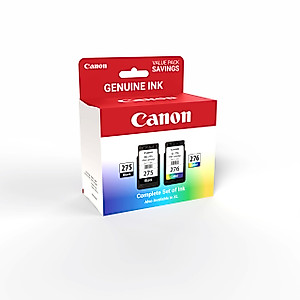 Canon PG-275 XL / CL-276 XL Value Pack, Compatible to PIXMA TS3520, TS3522 and TR4720 Printers