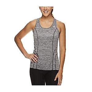 Reebok Womens Racerback Tank Top, Black, Small