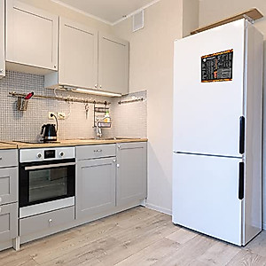 Large Grilling Temp Guide, BBQ, and Smoker Chart by Chefs Magnet - Meat Temperature Guide - Indoor Only Accessory - Cooking Professional Barbecue, Smoked, Grilled Steak, Chicken (Charcoal)