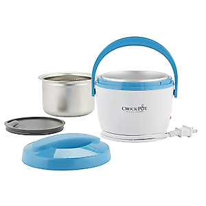 Crock-Pot Lunch Crock Food Warmer, Blue 7.75 x 7.75 x 6 inches