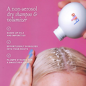 Billie Floof Dry Shampoo - Non-Aerosol Volumizing Powder - Light Hair - 1.2 oz