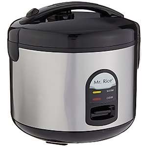6 Cups Rice Cooker with Stainless Body