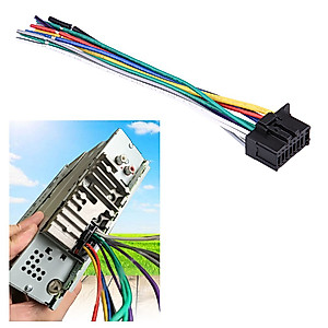 Stereo Radio Wire Harness Cable, 16 Pin Car Stereo Power Speaker Wire Harness CD Plug for Pioneer 2350 in-Vehicle Technology Supplies 16 Pin Radio Harness 16 Pin Radio Harness