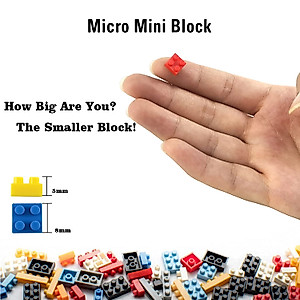 STpro Building Bricks 1700+ Pieces Set - Classic Cartoon Characters Building Blocks - Mini Building Block for Boys Girls & Adults (Blue)