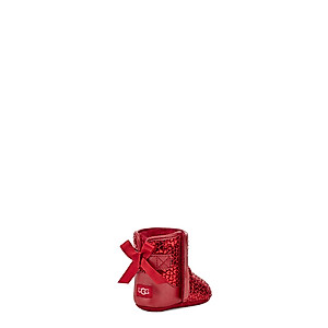 UGG Unisex-Baby Jesse Bow Ii Gel Hearts Boot, Red, 2-3 Infant