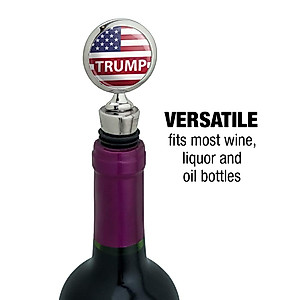 President Trump American Flag Wine Bottle Stopper