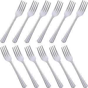 Dinner Forks Set of 12,Dominion Heavy Duty Forks,Stainless Steel Silverware Table Forks Mirror Polished Forks for Kitchen, Matching Spoons or Knifes, Commercial Restaurant Easy to Clean, 7 inches