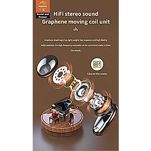 Bluetooth Headphones V5.3 Wireless Earbuds 75 Hrs Battery Life Led with Wireless Charging Case & Portable Charger LED Display Deep Bass IPX7 Waterproof Mic Stereo Headset for iPhone & Android