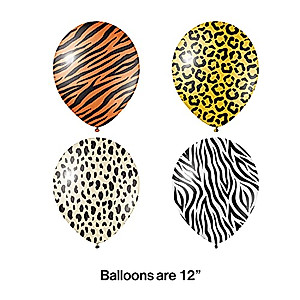 Animal Print Balloons, 15 ct
